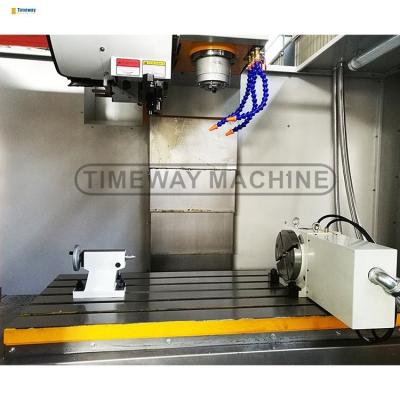 중국 FANUC 컨트롤러와 함께 CNC 수직 가공 센터 ± 0.008 위치 정확도 mm 판매용
