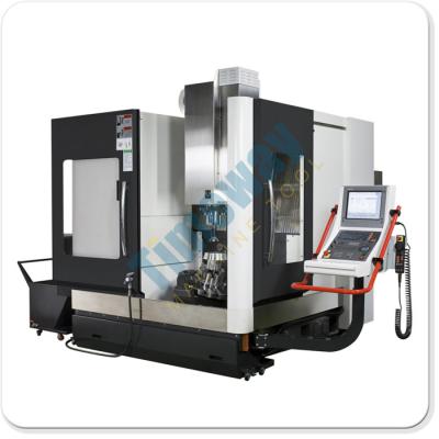 중국 12000KG 5 축 연결 수직 가공 센터 ± 0.008mm 위치 정확성 판매용