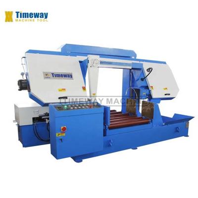 China 0.75kw Hydraulic Motor Semi Automatic Double Column Band Sawer for Precision Cutting for sale