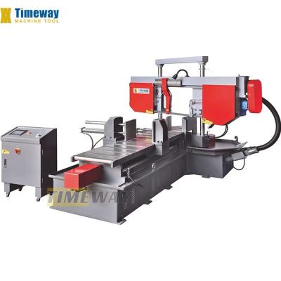 China Semi-auto Band Saw Sawing Machine with Manual Saw Blade Tension Method for sale
