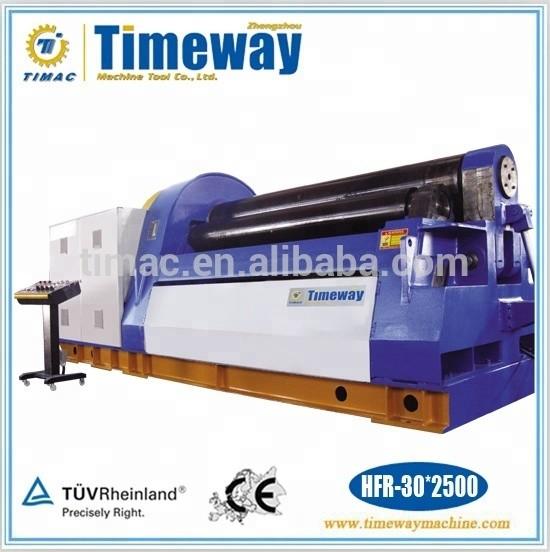 Quality Four Roller Plate Rolling Machine HFR-30*2500 with Pre-Bending and 30mm Max. for sale