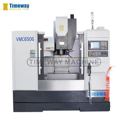 Cina Viaggio del tavolo Y mm 450 Timeway VMC650G Centro di lavorazione verticale X/Y/Z Guida lineare in vendita