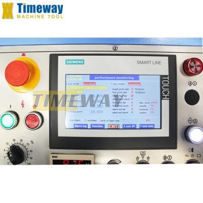 China Máquinas de rectificación automática de superficie de tipo móvil de columna NC con desplazamiento de mesa de 800 mm en venta