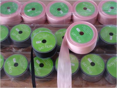 China 100% pure silk embroidery ribbon, environmental,good quality silk ribbon, for sale