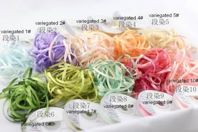 China 100% pure silk embroidery ribbon for sale