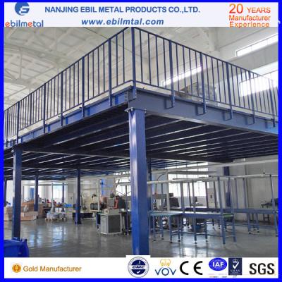 China Steel Platform Fully Assembled 2-3 floors with stairs used in warehouse for sale