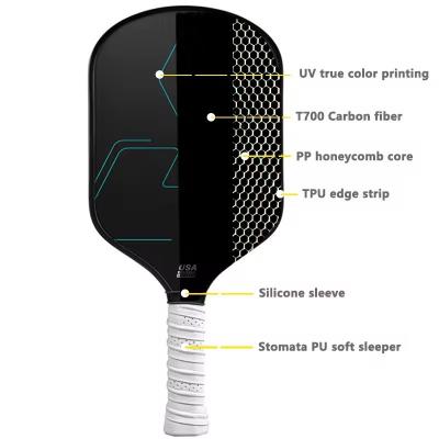 China Fast Shipping for Adults T700 Carbon Fiber Pickleball Paddle Racket Ships in 3 Days for sale