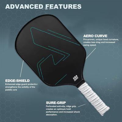 China Fast Shipping for Adults T700 Carbon Fiber Pickleball Paddle Racket Ships in 3 Days for sale