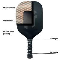 China Customized Graphite Pickleball Paddle Honeycomb Core T700 Carbon Fiber for sale