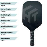 China Customized Graphite Pickleball Paddle Honeycomb Core T700 Carbon Fiber for sale