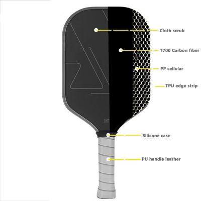 China RTS T700 Pickleball Paddle Personalized Durable Pickleball Paddle 16mm for sale