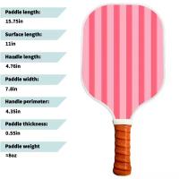 China 16mm T300 Pickleball Paddle Set Custom Logo With Bubble Bag Packaging for sale