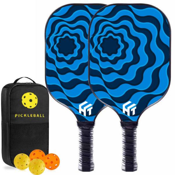 Quality Sandblasted Board Fiberglass Pickleball Paddles With PP Honeycomb Core USAPA for sale