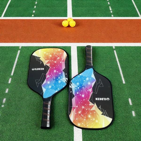 Quality T700 Carbon Fiber Pickleball Racket with Rough Surface and 16mm PP Honeycomb for sale