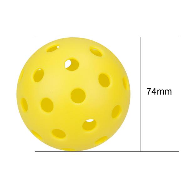 40 Hole Outdoor Rotation Dura Fast 40 Outdoor Pickleball Seamless Professional Pickleball Balls