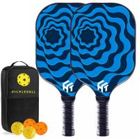 China Sandblasted Glass Fiber Pickleball Paddle Honeycomb Core Customization for sale