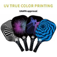 China Sandblasted Glass Fiber Pickleball Paddle Honeycomb Core Customization for sale