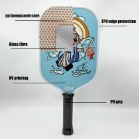 China Persius Shape Polypropylene Pickleball Paddle Honeycomb Core Lightweight for sale