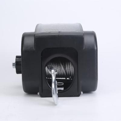 中国 携帯用2000LB 12Vの遠隔引く連結器の電気トレーラーのウィンチ6ft/Min 販売のため