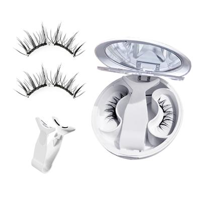 China Soft Premium Magnetic False Eyelashes Custom Extension Reusable Natural Look With Applicator for sale