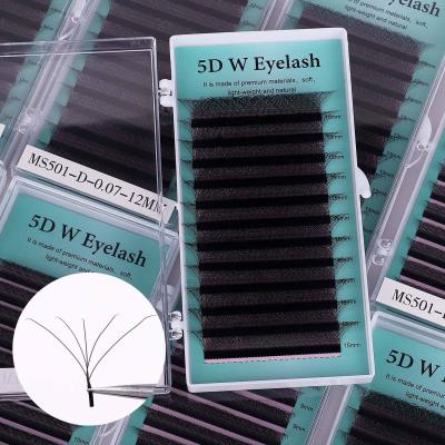 China Custom Premade Fans 5D Eyelashes Extension Volume Diy Kits Individual Cashmere Lash Extensions for sale