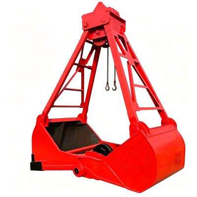China High Performance 20CBM Four Rope Grab Bucket for Warehouse Material Handling for sale