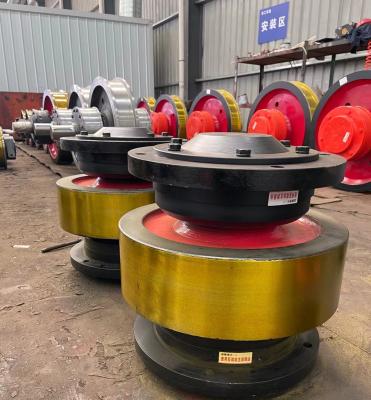 China Marine Grade Stainless Steel Crane Wheel with HB300–380 Or HRC45–55 Surface Hardness and 500 Mm Wheel Diameter for Offshore Port Machinery for sale