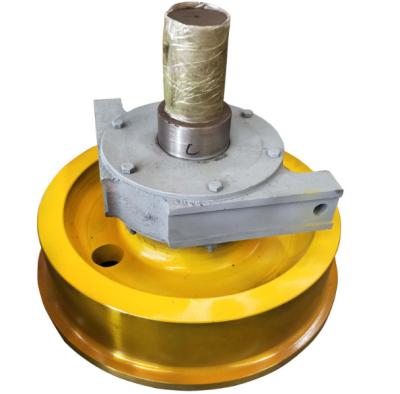 China Professional High Load Capacity Forged Steel Rail Wheel for Heavy Industry Gantry Crane Applications for sale