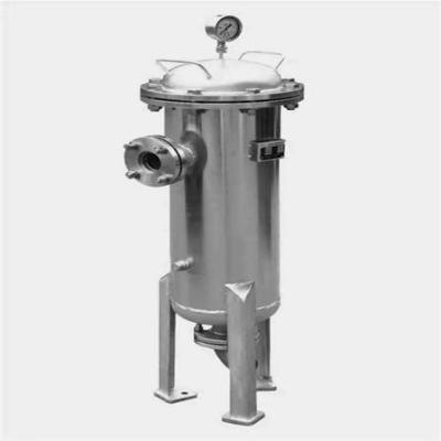 China Stainless Steel Bag Filter Pressure Filtration Unit  Liquid Bag Filter Housing for Industrial Water Treatment for sale