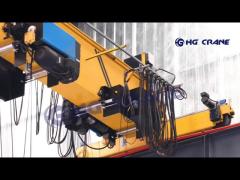 european standard single girder crane with 15 ton lifting load, box shape girder, and schneider