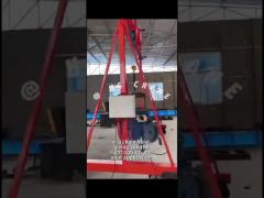 height adjustable hand winch gantry crane with 0.5~5ton capacity and remote control