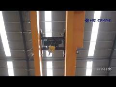 30 ton lifting capacity double beam box overhead crane with ground and remote control