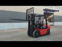 hydraulic side shifter electric forklift with lithium-ion battery and awd drive type