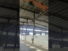 double girder overhead bridge crane with qc type magnet and 1 ton to 50 ton lifting capacity