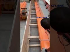 soft state seamless busbar conductor rail with oxygen-free copper core for overhead crane