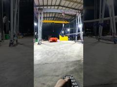 lightweight mini aluminum gantry crane with 450 kg capacity for small scale operations