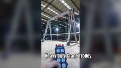 Pre-delivery performance test of the trackless gantry crane for export to Malaysia