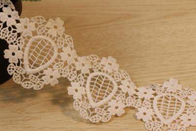 Cina Il pizzo della guipure di Multiusage sistema la pianta di Nonelastic di larghezza di 60mm decorata in vendita