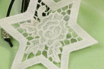 Cina stile botanico disponibile del ODM di applique del pizzo della guipure di larghezza di 70mm in vendita