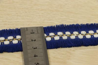 Cina Nastro della tessitura della spina di pesce di Nonstretched, nastro decorativo del pizzo di larghezza di 3cm in vendita