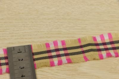 Cina Il tartan scozzese tessuto lega il modello con un nastro della spina di pesce di larghezza di 32mm per multiuso in vendita