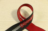 China Jacquard Polyester Webbing Tape Nonstretched Multipatterned Letters Printed for sale