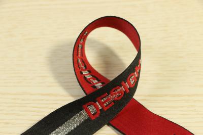 Cina Le lettere di Nonstretched Multipatterned del nastro della tessitura del poliestere del jacquard hanno stampato in vendita