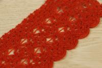 China Scalloped Cotton Herringbone Webbing Tape Multi Patterned Acrylic Wool Material for sale