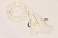 China Non Stretch Drawstring Decorated With Beads And Shell Ornament for sale