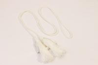China Non Stretch Drawstring Decorated With Beads And Shell Ornament for sale