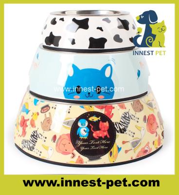 China wholesale hotselling colorful stainless steel pet food bowls, dog water feeder, doggie bowl for sale