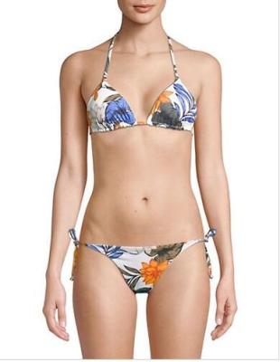 China VITAMIN A Gia Printed Triangle Bikini Top for sale