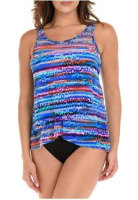 China Animal Spectrum Mirage Underwire Tankini Top for sale