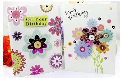 Cina Carta di carta su ordinazione di musica della carta di regalo di compleanno con la canzone di buon compleanno in vendita